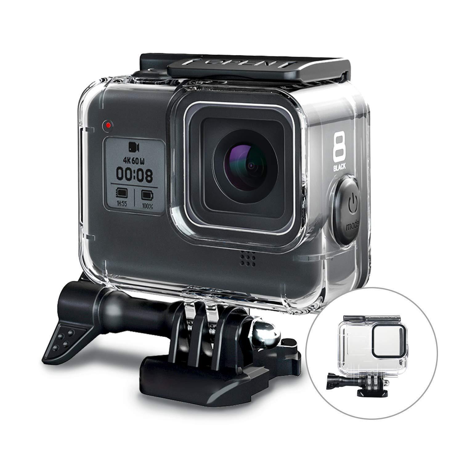 GoPro Hero 8 Black vattentätt skal IP68 Transparent - Elgiganten ...