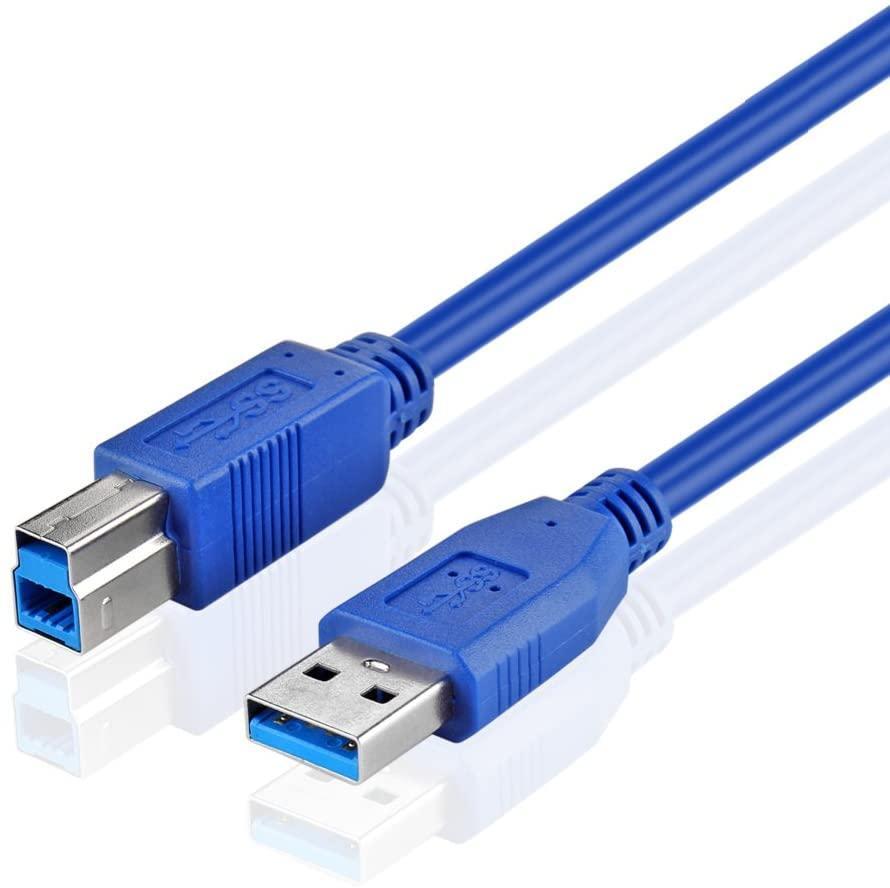 NÖRDIC USB 3.1 Kabel USB A til USB B 1M Blå USB-skriverkabel - Elkjøp ...