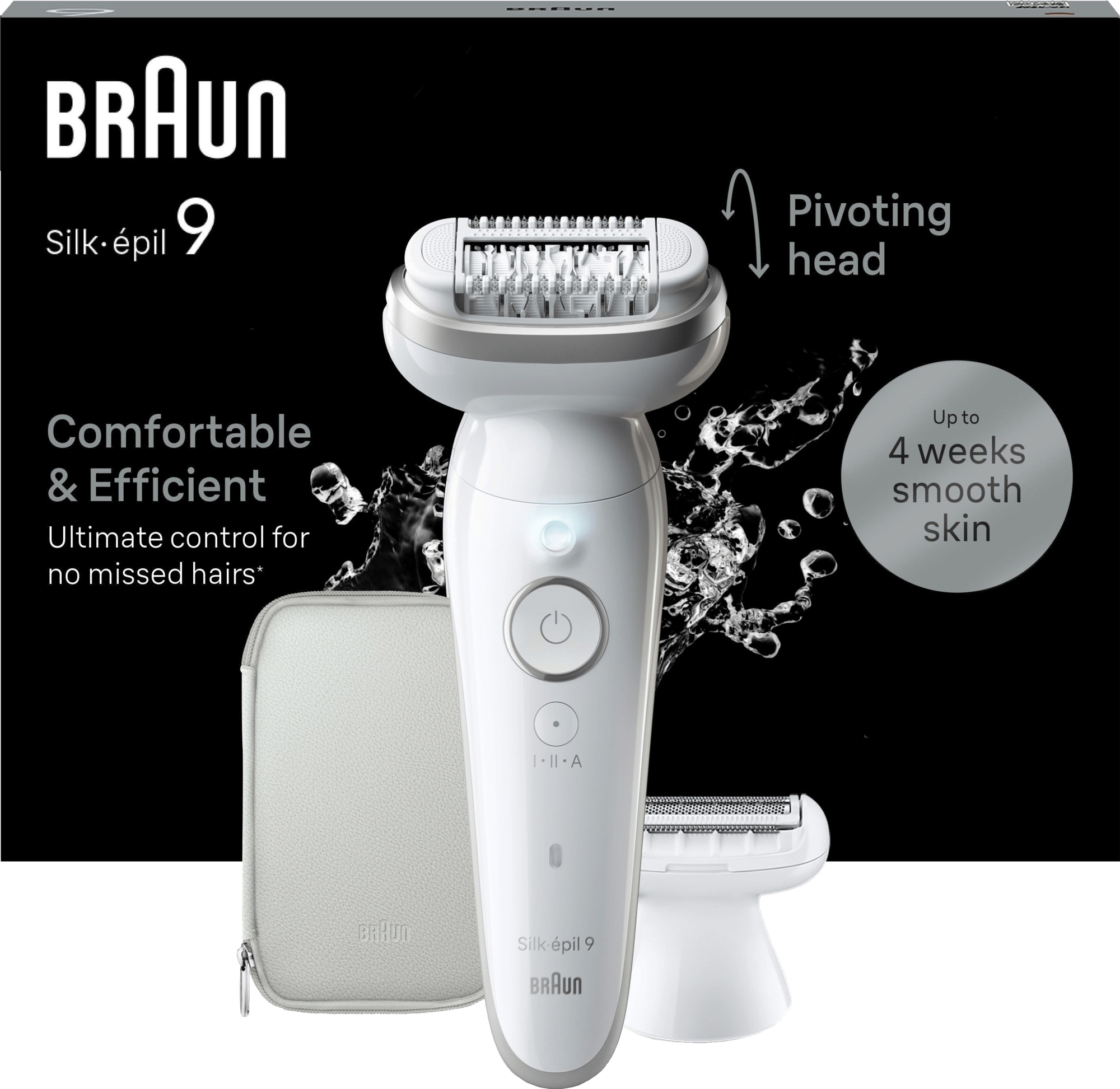 Braun Silk-épil 9 epilator SES9041 (hvit) - Elkjøp | Elkjøp