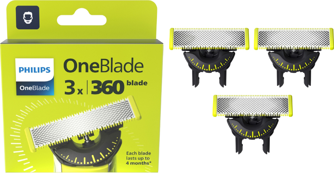 Philips OneBlade 360 barberblad QP430/50 (3-pk) - Elkjøp | Elkjøp