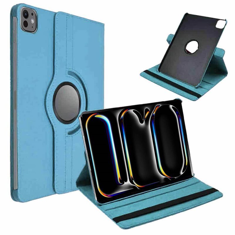 360 drejelig cover iPad Pro 11 (2024) - Lyseblå | Elgiganten | Elgiganten