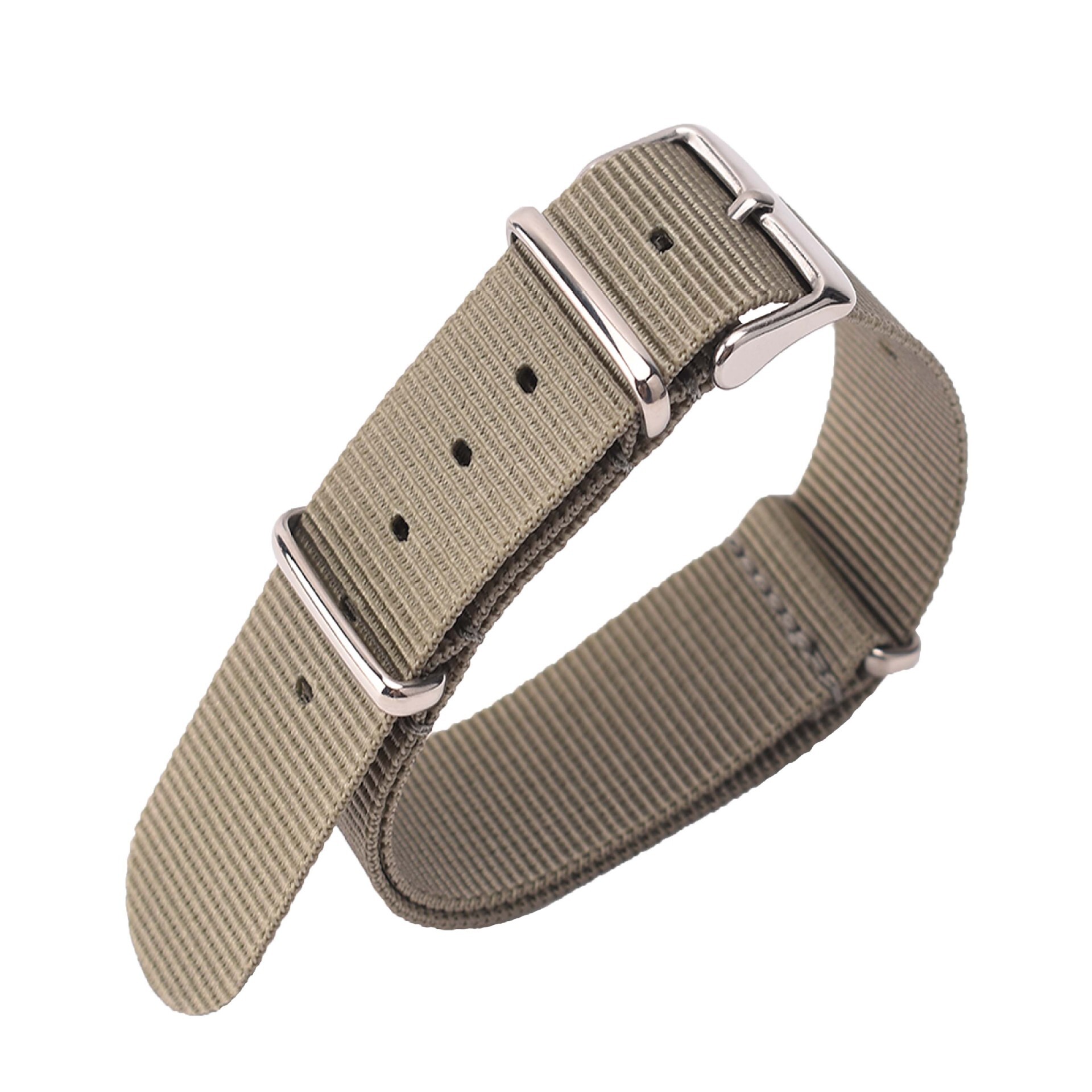Erstatningsurrem nylon urrem 24 mm Grå | Elgiganten | Elgiganten