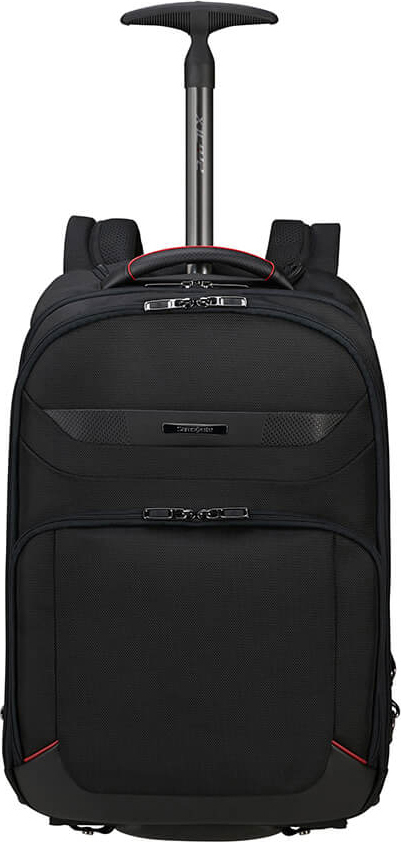 Samsonite Backpack PRO DLX6 17,3" Wheels PC-sekk (sort) - Elkjøp | Elkjøp