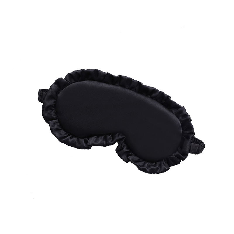 Ruffle Lace Sleeping Eye Mask Pustende Lett Blackout Sort - Elkjøp | Elkjøp