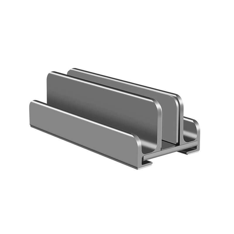 Vertikalt stativ for bærbare datamaskiner, tre spor Grå - Elkjøp | Elkjøp