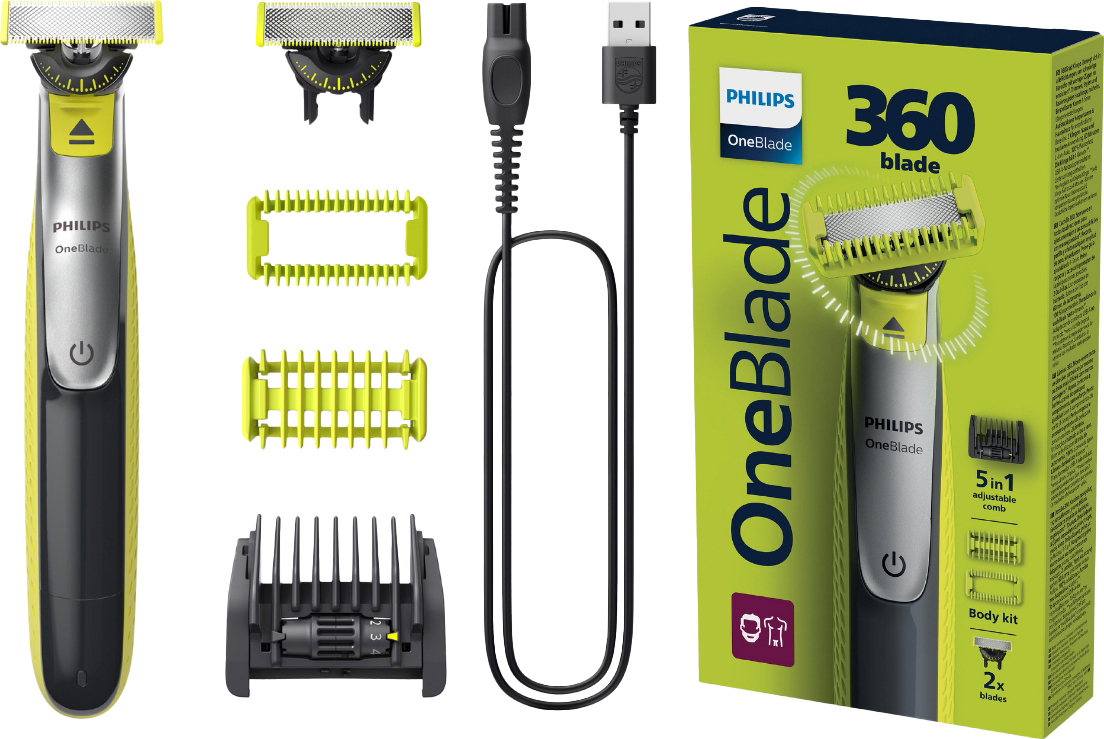 Philips OneBlade 360 kasvo- ja vartalotrimmeri QP2834/23 - Gigantti ...