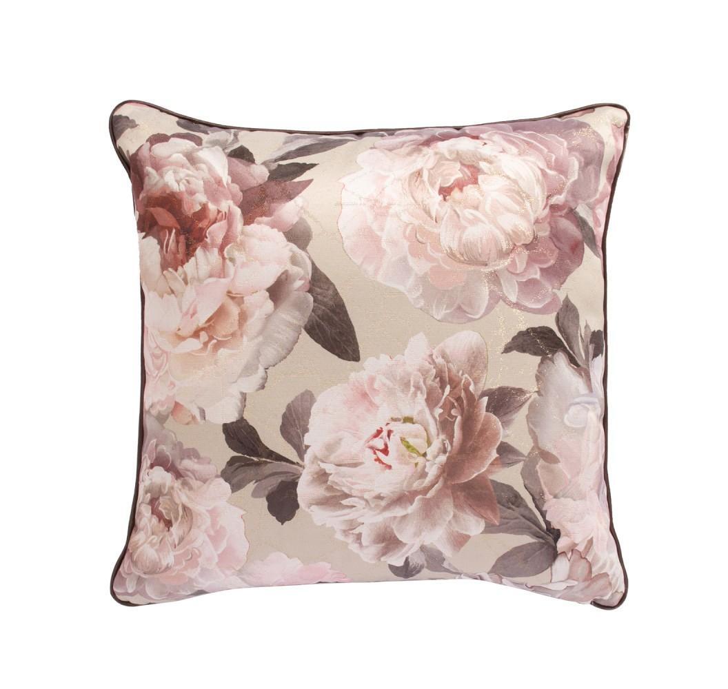 Kudde HOLLY 45x45cm, rosa pioner - Elgiganten - Elgiganten