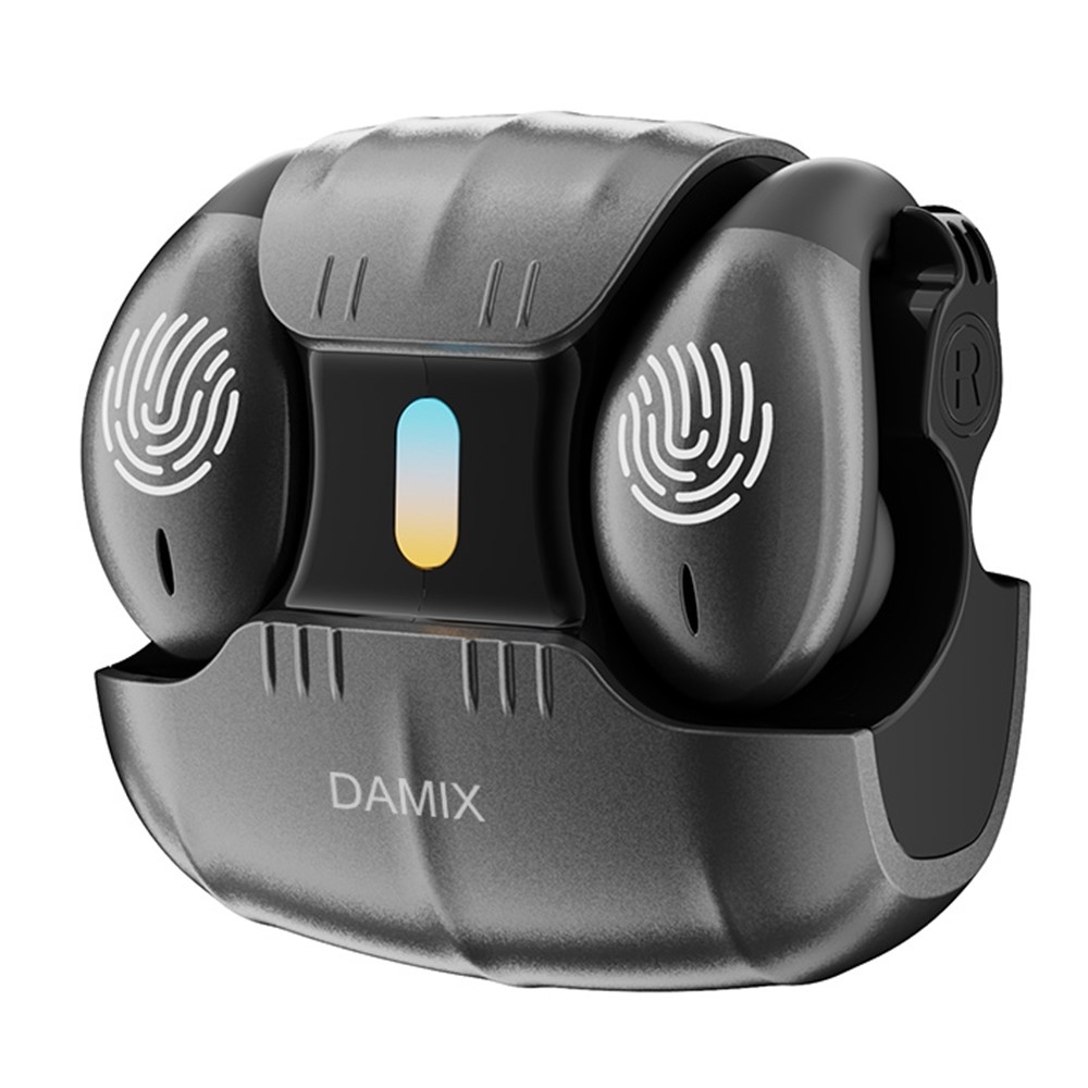 DAMIX Bluetooth 5.5 -kuulokkeet Fingerprint Touch Clip-On langattomat ...