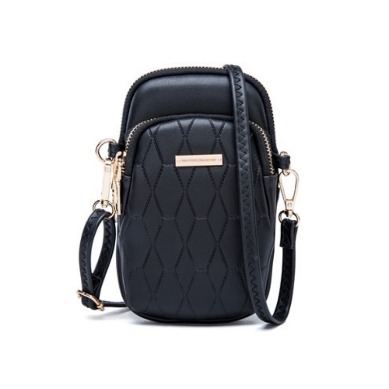 Crossbody telefonveske, skulderveske, veske, veske Sort - Elkjøp | Elkjøp