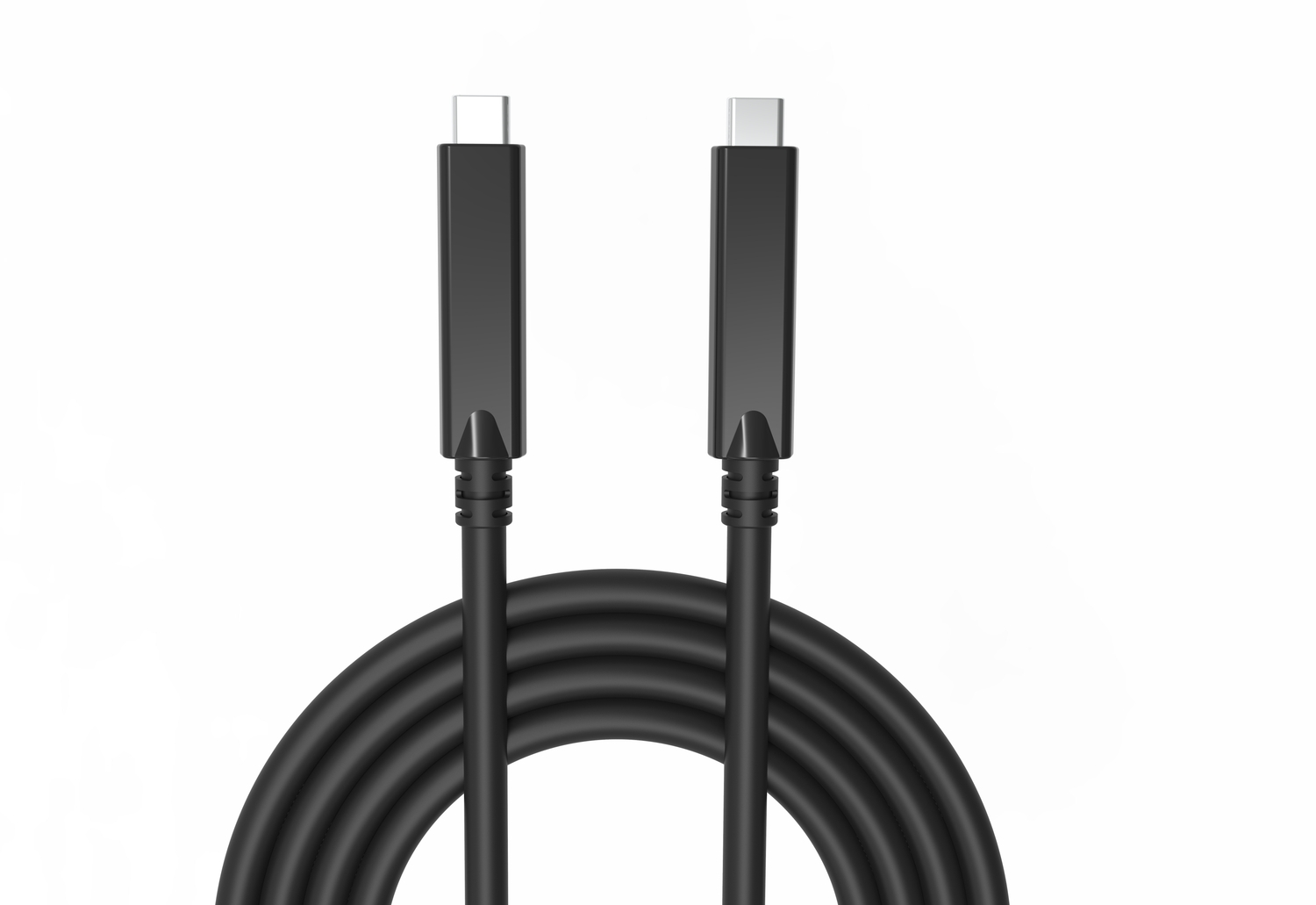 NÖRDIC aktiv AOC Fiber USB-C kabel 5m 10Gbps 4K + PD 60W, DP 4-Lane 2 ...