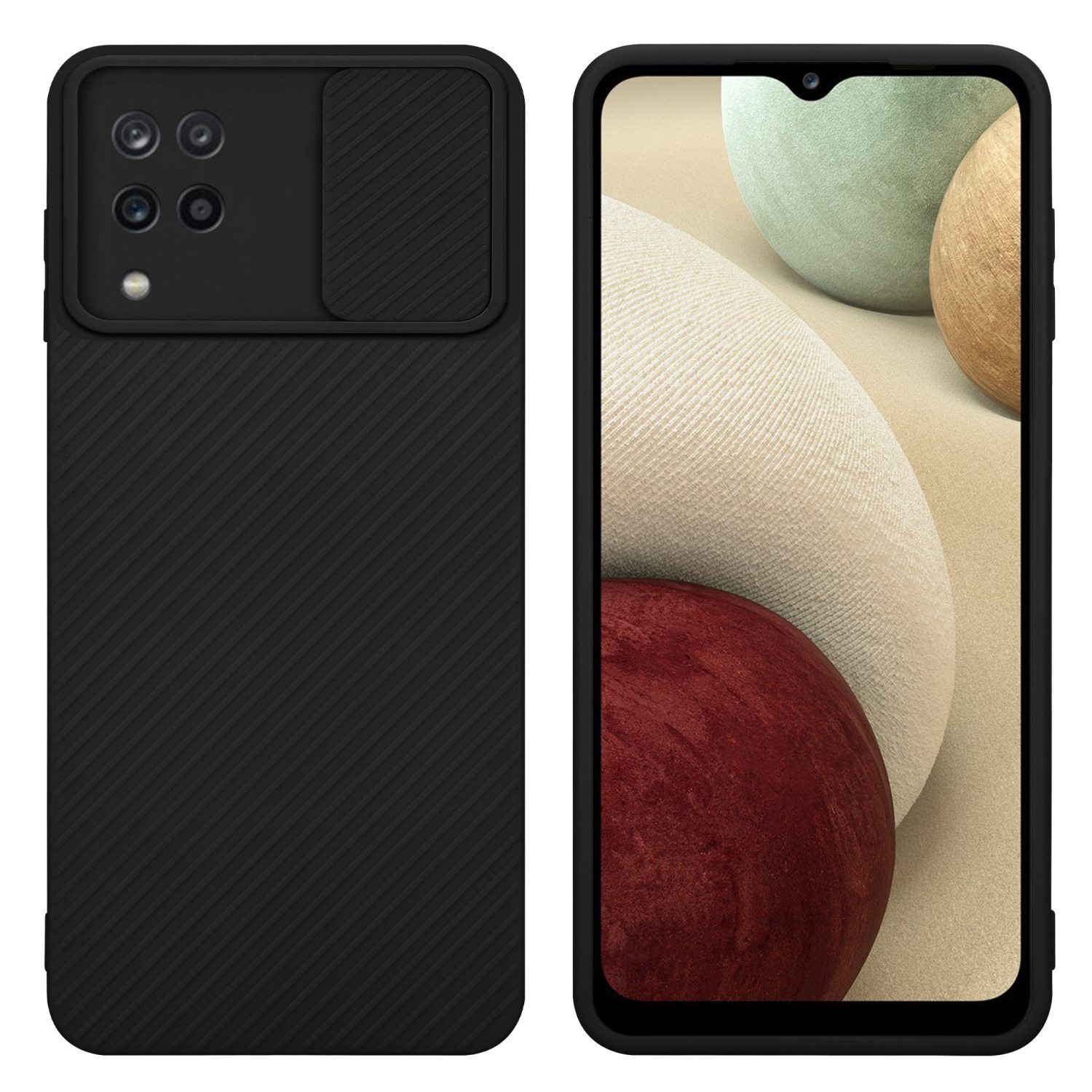 Samsung Galaxy A12 / M12 Cover Etui Case (Sort) | Elgiganten | Elgiganten