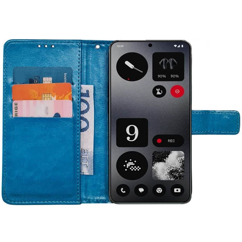 Wallet cover 3-kort Nothing CMF Phone 1 - Lyseblå | Elgiganten | Elgiganten