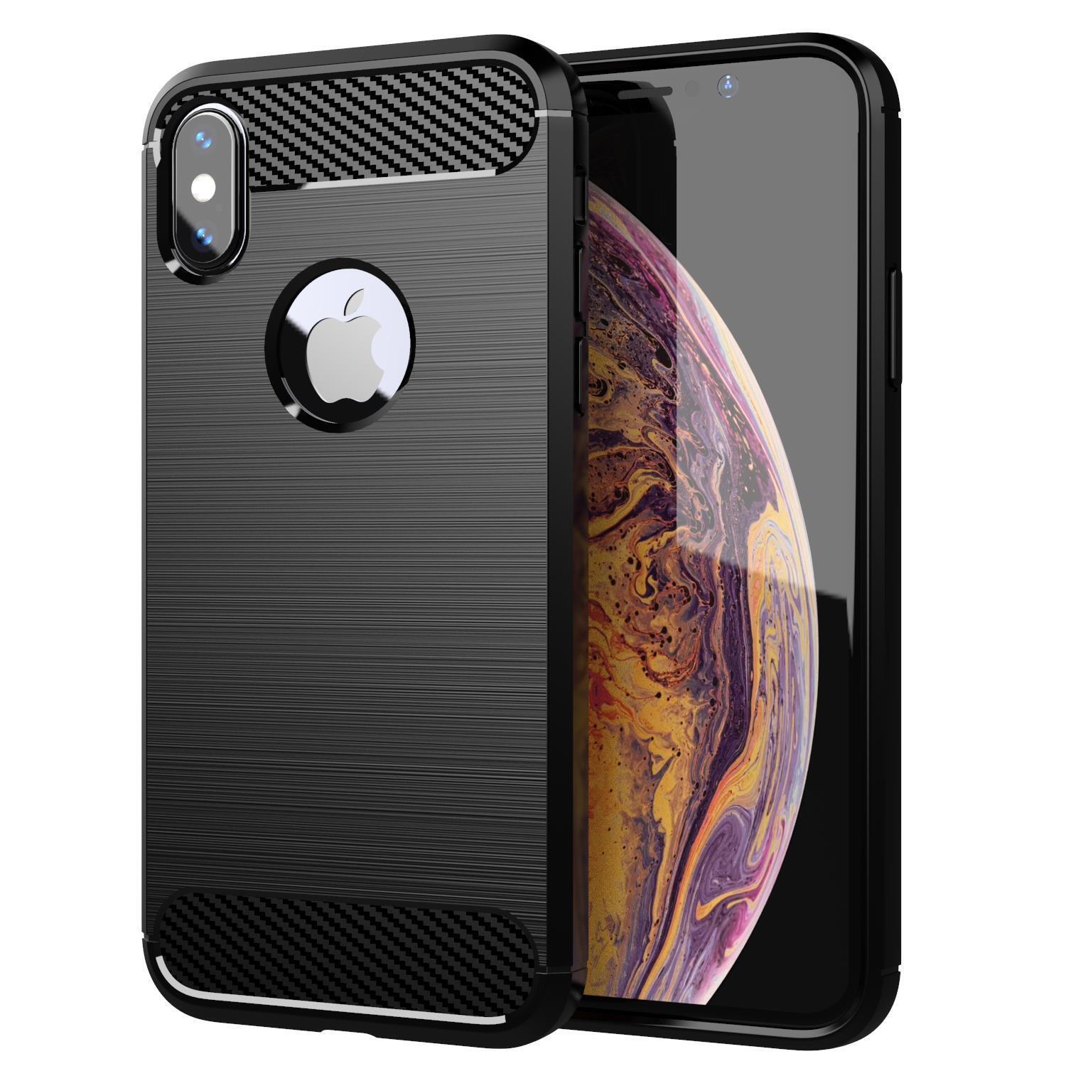 iPhone XS MAX Cover TPU Etui (Sort) | Elgiganten | Elgiganten