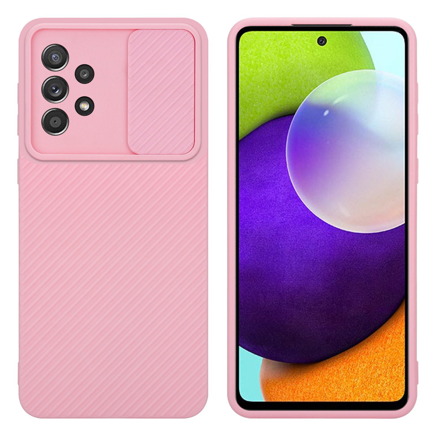 Deksel Samsung Galaxy A52 (4G / 5G) / A52s cover (rosa) - Elkjøp | Elkjøp