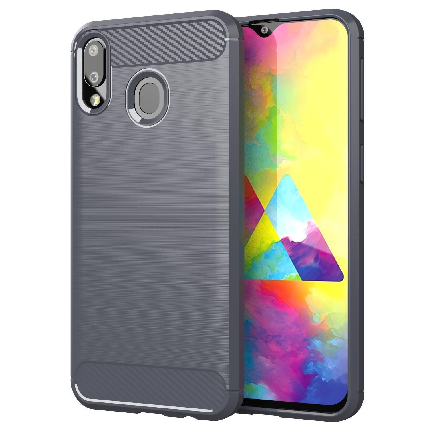 Samsung Galaxy A20 / A30 / M10s Skal Fodral Case (Grå) - Elgiganten - Elgiganten