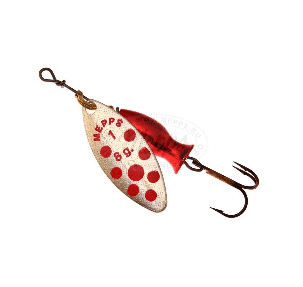 Mepps AGLIA LONG HEAVY-1 8g hopea-hopea/punainen - Gigantti verkkokauppa