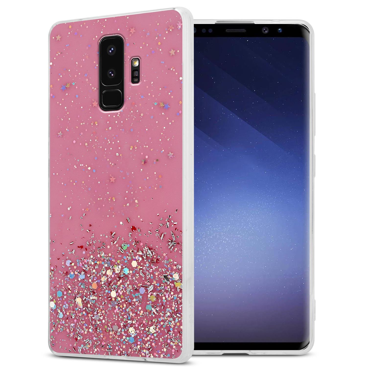 Samsung Galaxy S9 PLUS Silikondeksel Glitter (rosa) - Elkjøp | Elkjøp