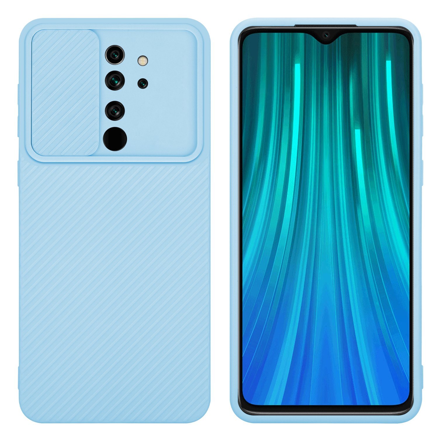 Deksel Xiaomi RedMi NOTE 8 PRO cover (blå) - Elkjøp | Elkjøp