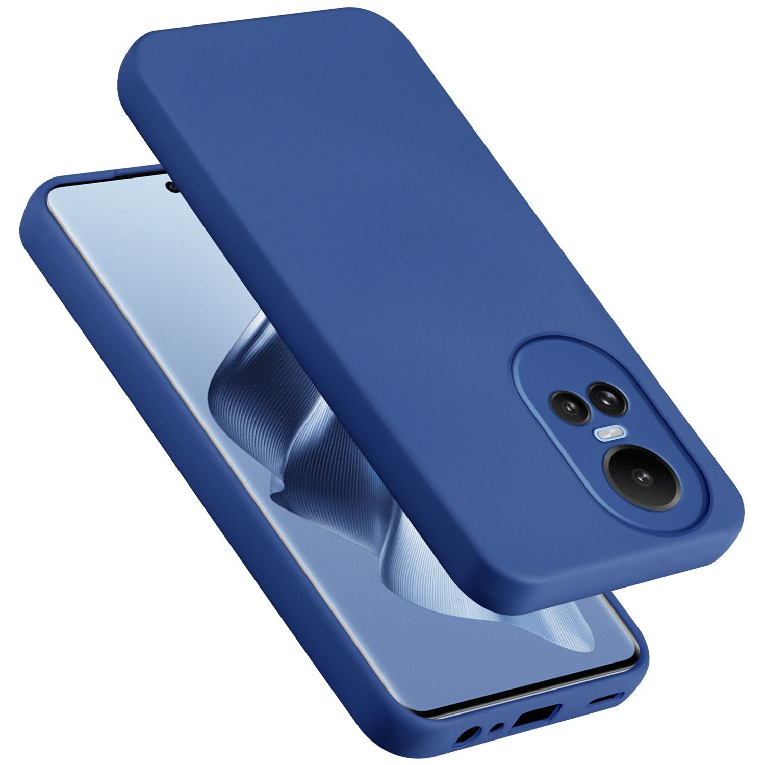 OPPO Reno 10 5G / 10 Pro 5G Cover Etui Case (Blå) | Elgiganten | Elgiganten