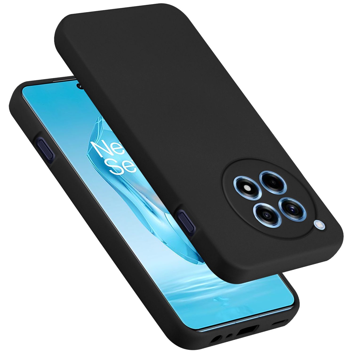 OnePlus 12R Cover Etui Case (Sort) | Elgiganten | Elgiganten