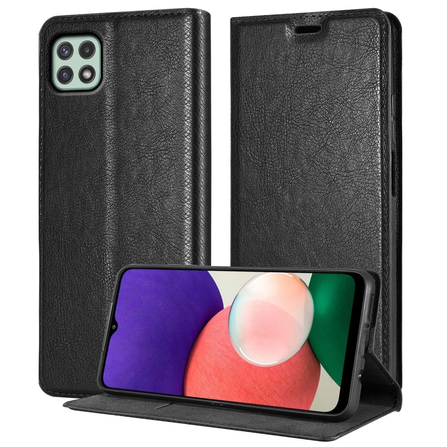 Samsung Galaxy A22 5G lommebokdeksel case (svart) - Elkjøp | Elkjøp