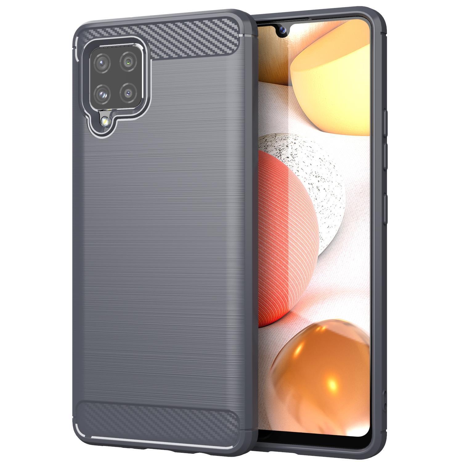 Samsung Galaxy A42 4G Skal Fodral Case (Grå) - Elgiganten - Elgiganten