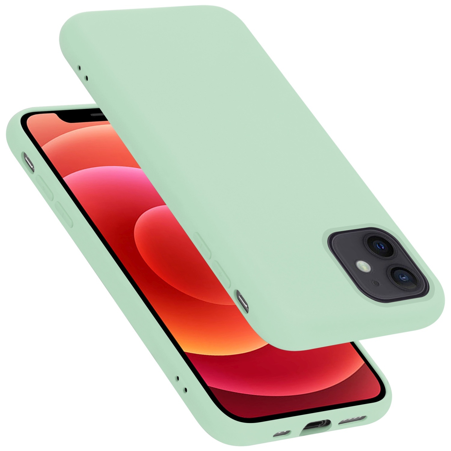 iPhone 12 MINI Cover Etui Case (Grøn) | Elgiganten | Elgiganten