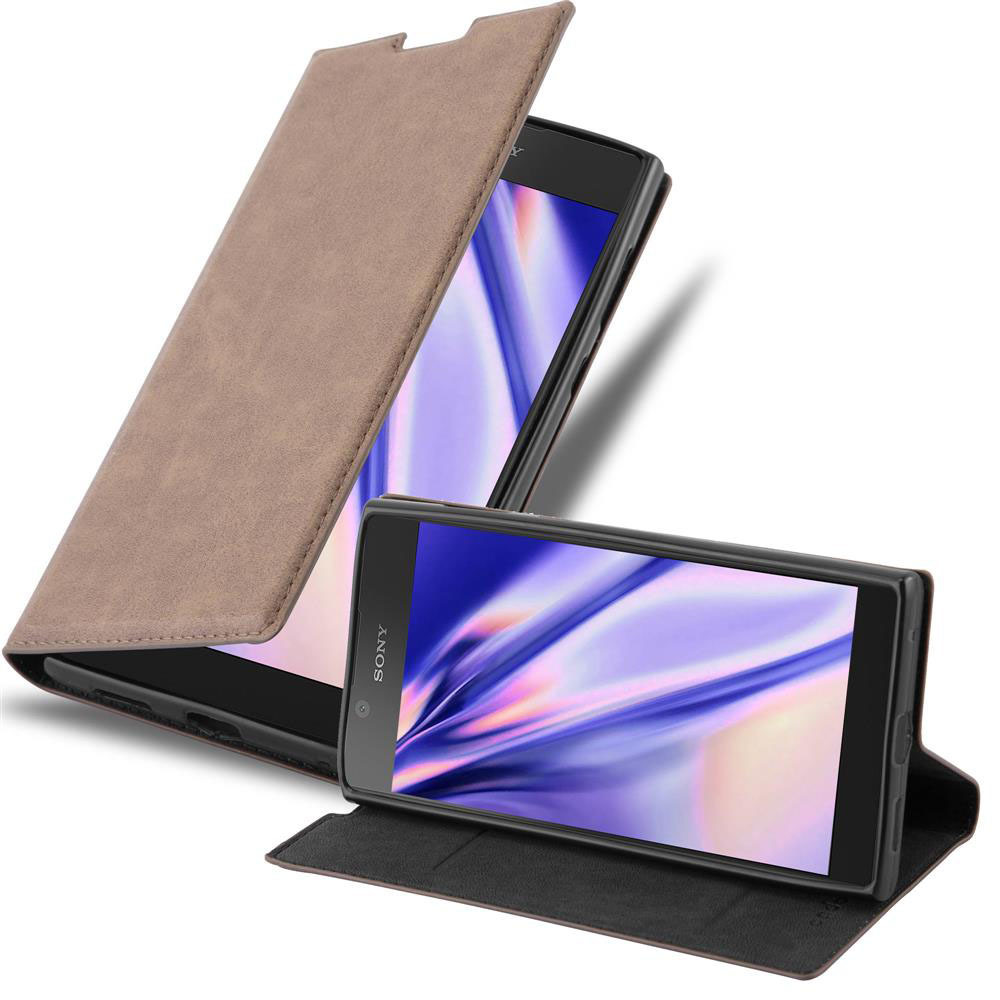 Sony Xperia L1 lommebokdeksel case (brun) - Elkjøp | Elkjøp