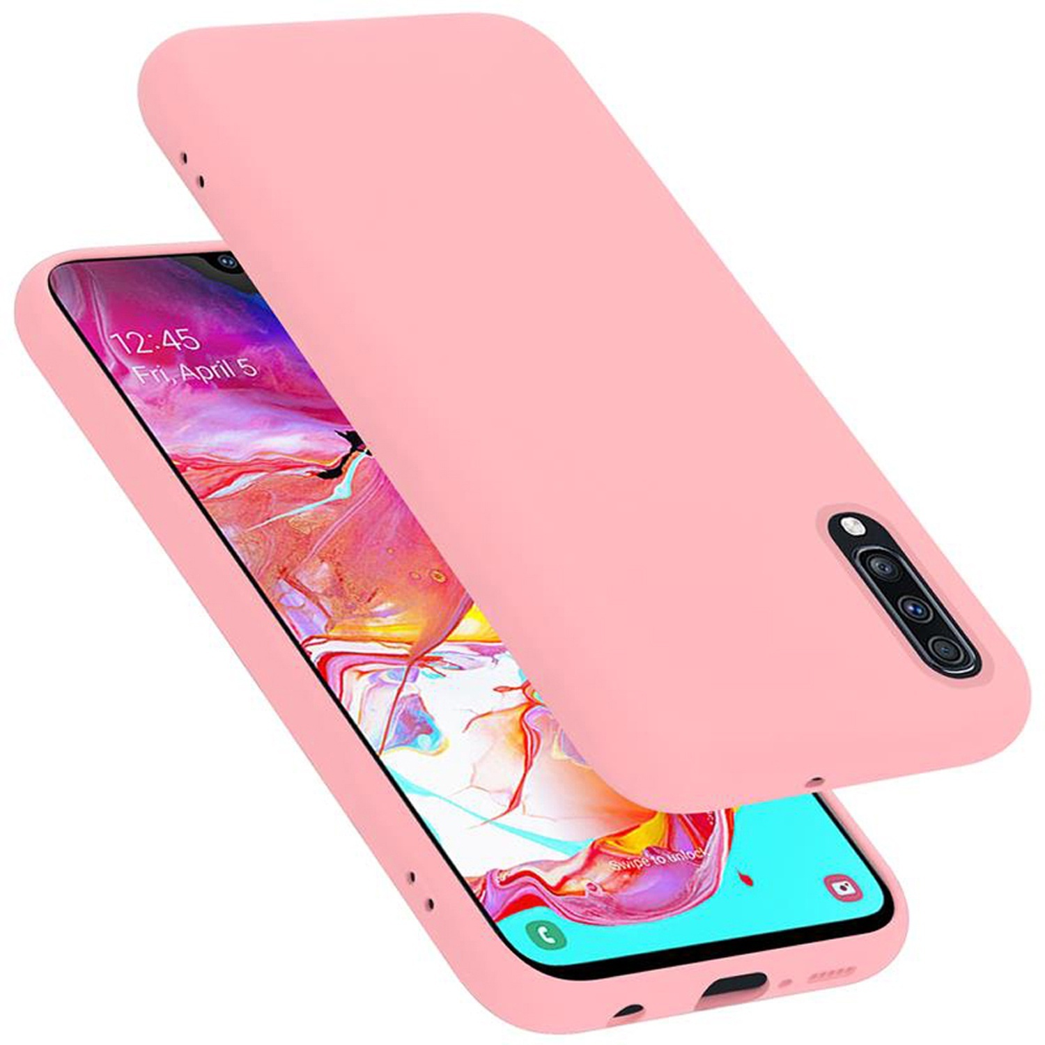 Samsung Galaxy A70 / A70s Cover Etui Case (Lyserød) | Elgiganten ...