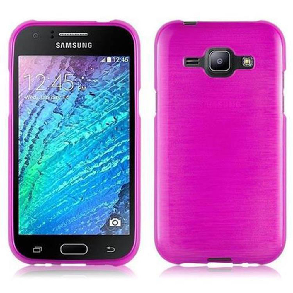 Samsung Galaxy J1 2015 silikondeksel cover (rosa) - Elkjøp | Elkjøp