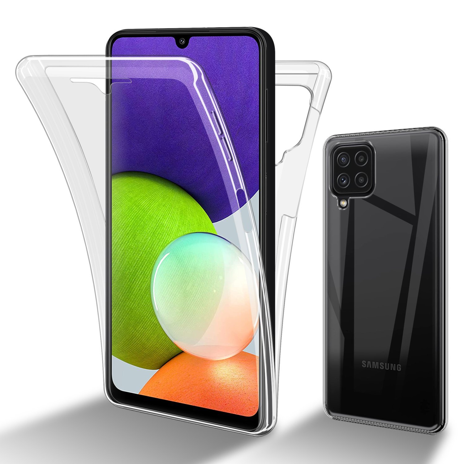 Samsung Galaxy A22 4G / M22 / M32 4G Deksel 360 Case - Elkjøp | Elkjøp