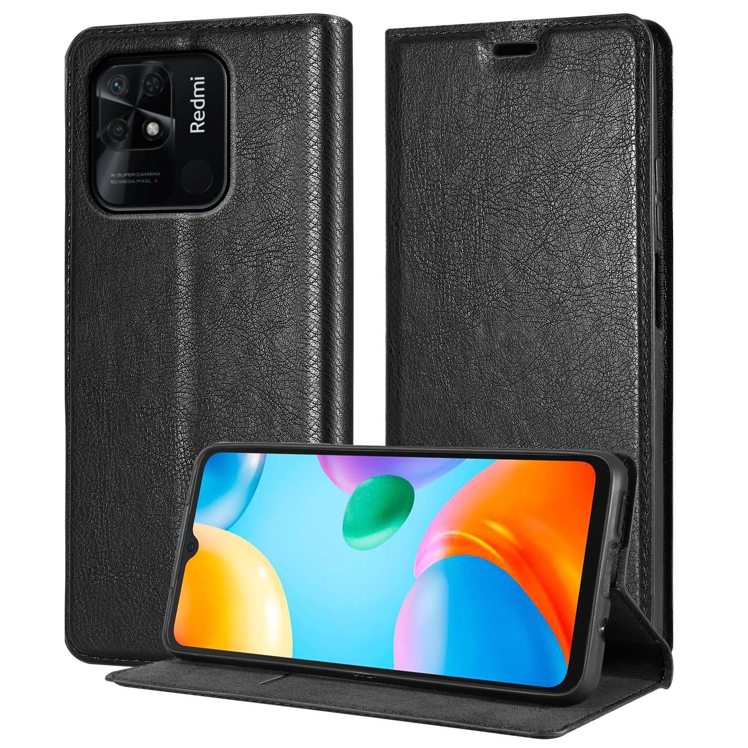 Xiaomi RedMi 10C / POCO C40 Skal Fodral Case (Svart) - Elgiganten ...