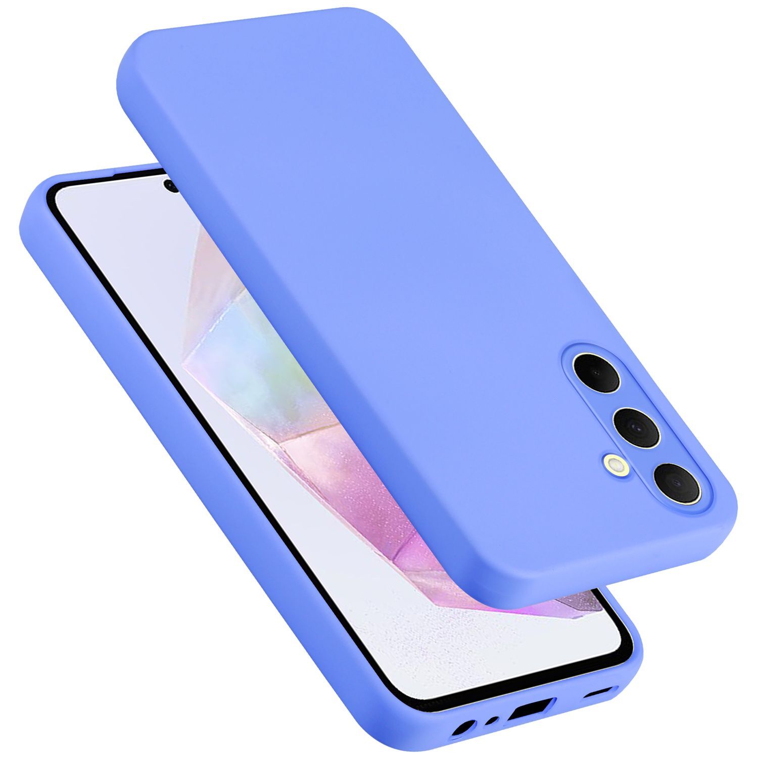 Samsung Galaxy A35 Cover Etui Case (Lilla) | Elgiganten | Elgiganten