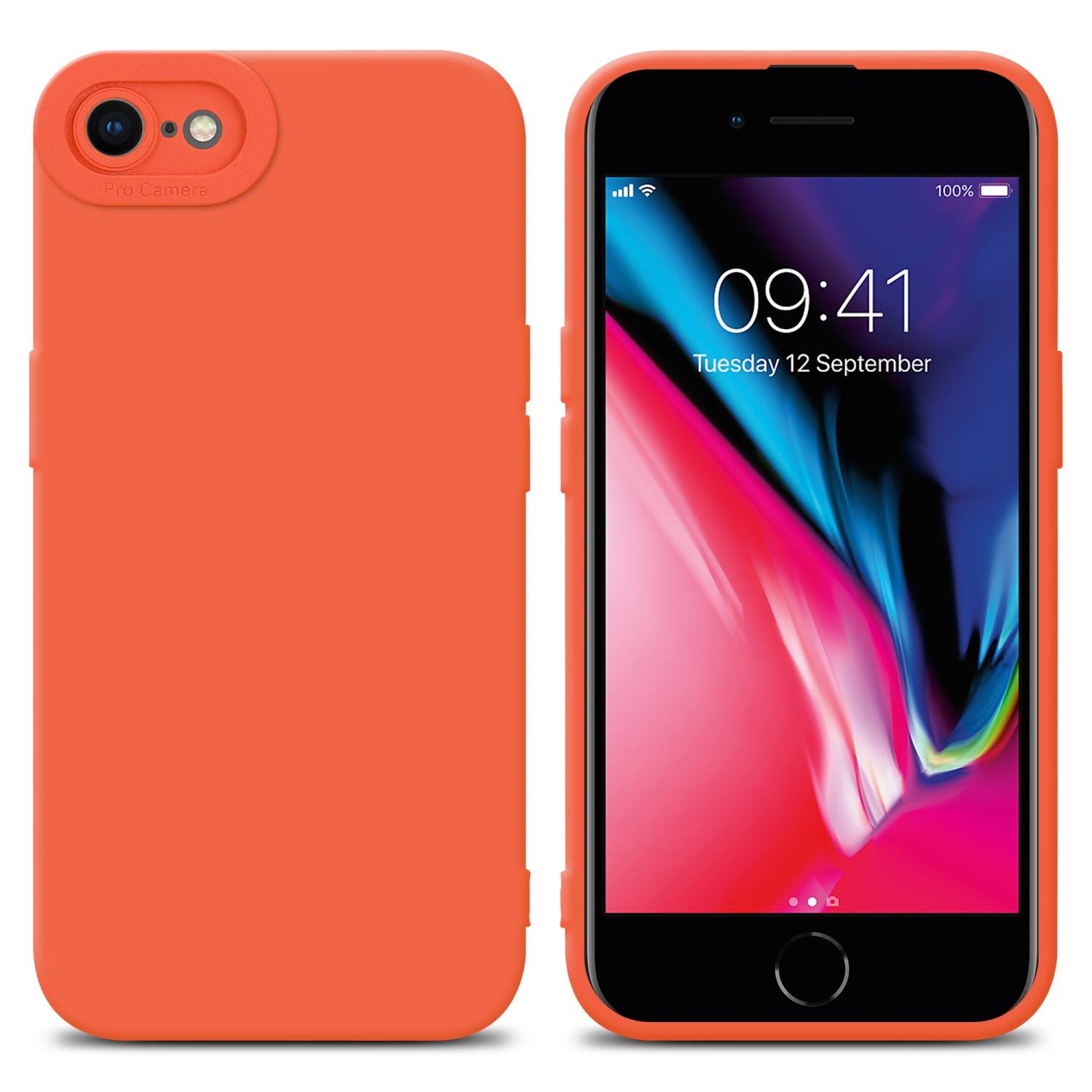 iPhone 7 / 7S / 8 / SE 2020 Deksel case (oransje) - Elkjøp | Elkjøp