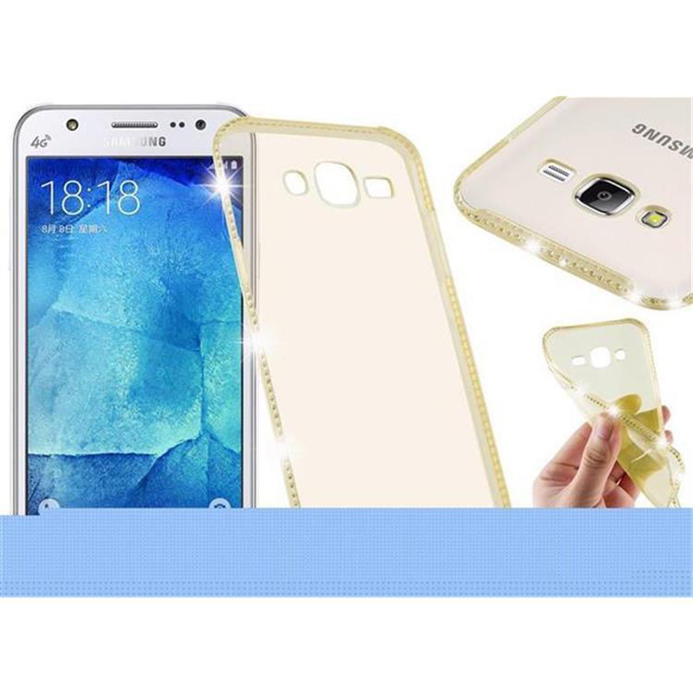 Samsung Galaxy J5 2015 Deksel Glitter Case (gold) - Elkjøp | Elkjøp