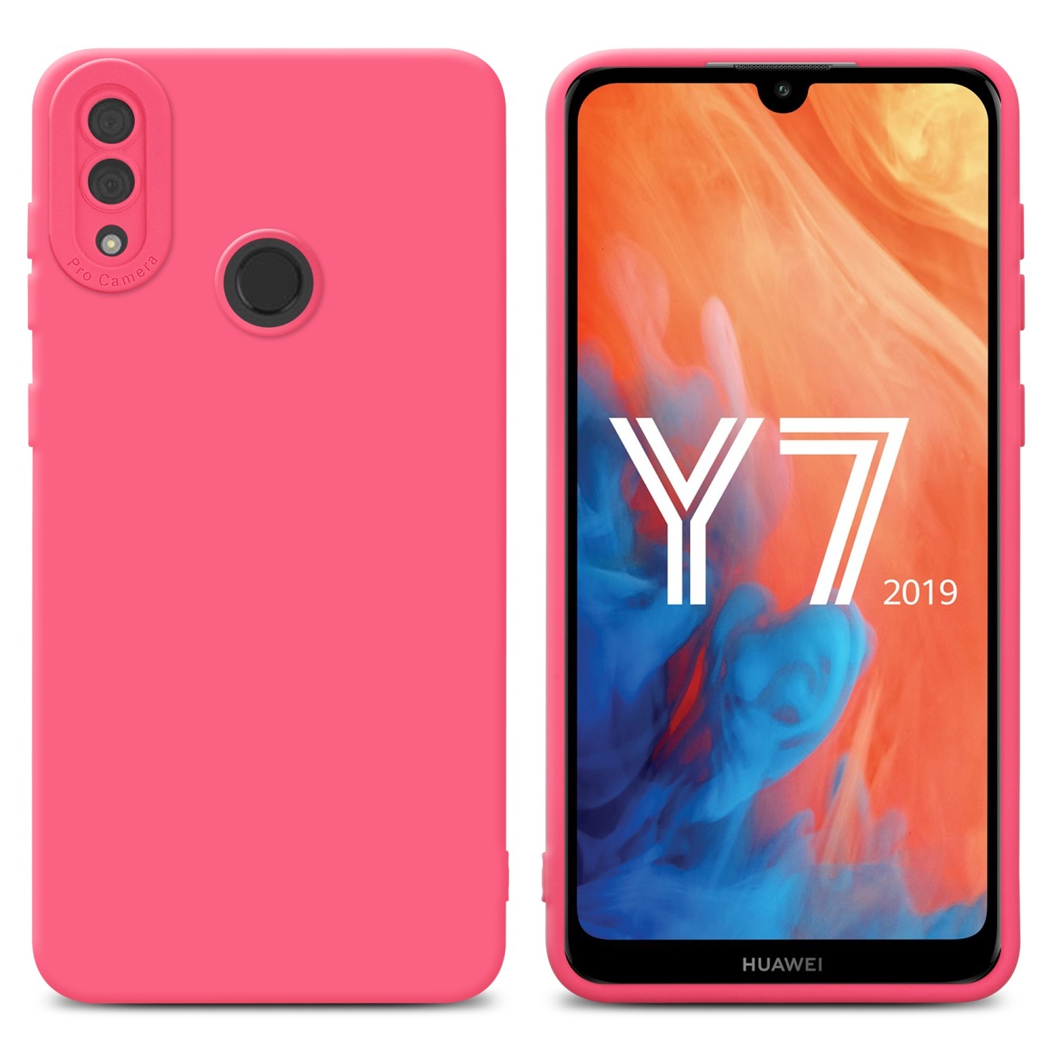 Huawei Y7 2019 / Y7 PRIME 2019 Cover Etui Case (Rød) | Elgiganten ...