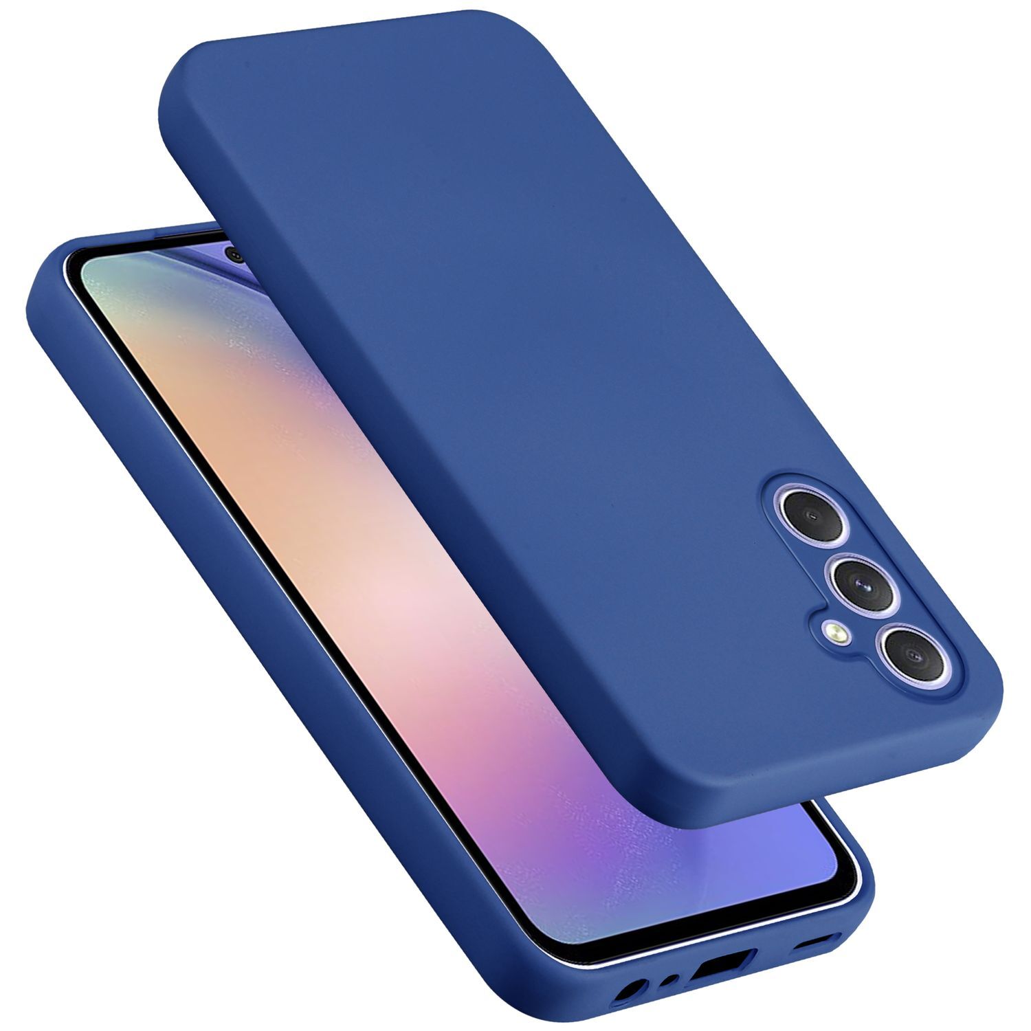 Samsung Galaxy A54 5G Cover Etui Case (Blå) | Elgiganten | Elgiganten