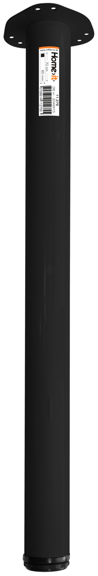 HOME It® rundt bordbein med stillskrue Ø60 mm x 70 cm svart - Elkjøp ...