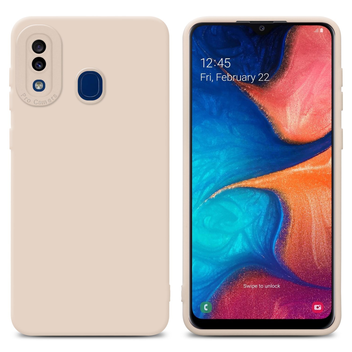 Samsung Galaxy A20 / A30 / M10s Deksel case (rosa) - Elkjøp | Elkjøp