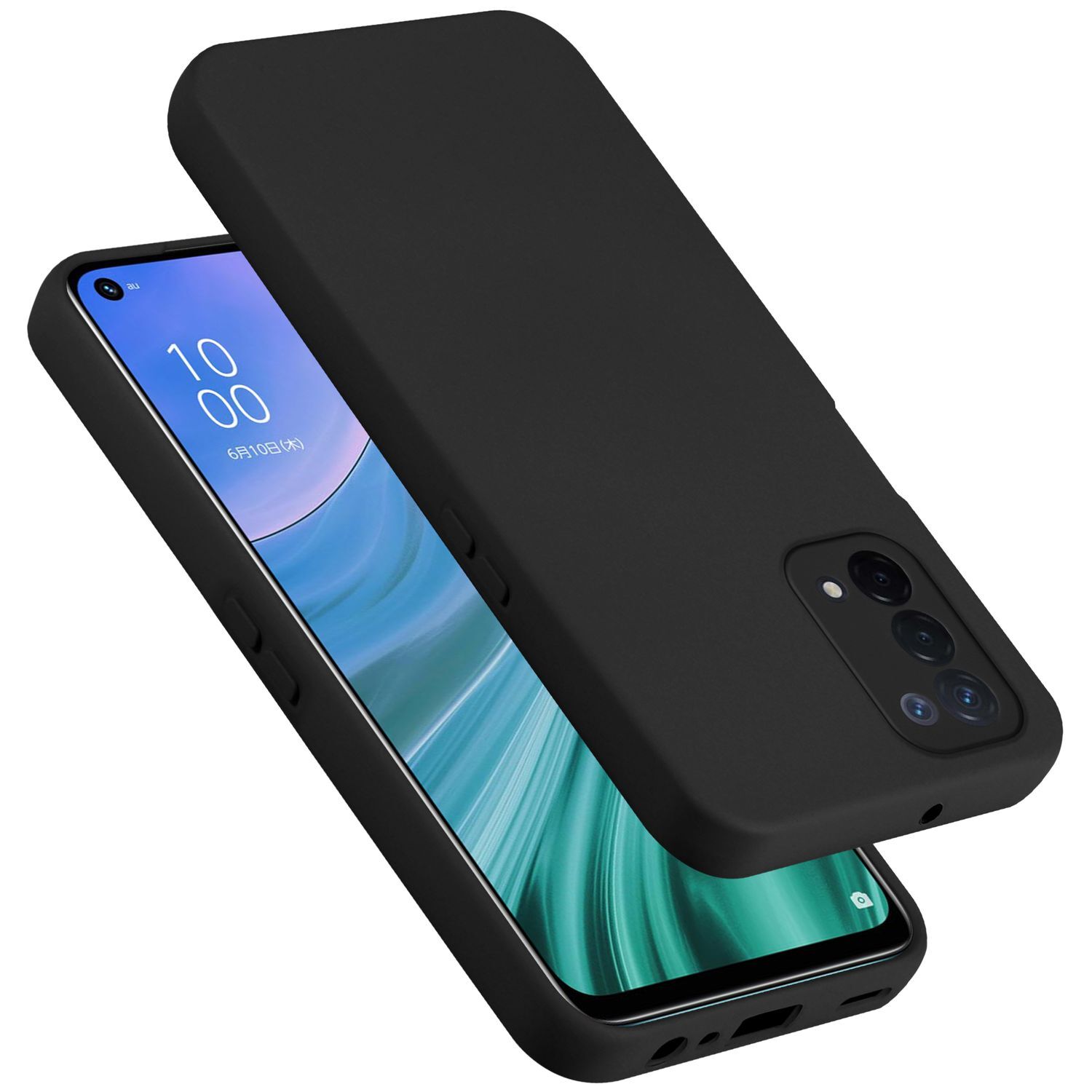 OPPO A54 5G / A74 5G Cover Etui Case (Sort) | Elgiganten | Elgiganten