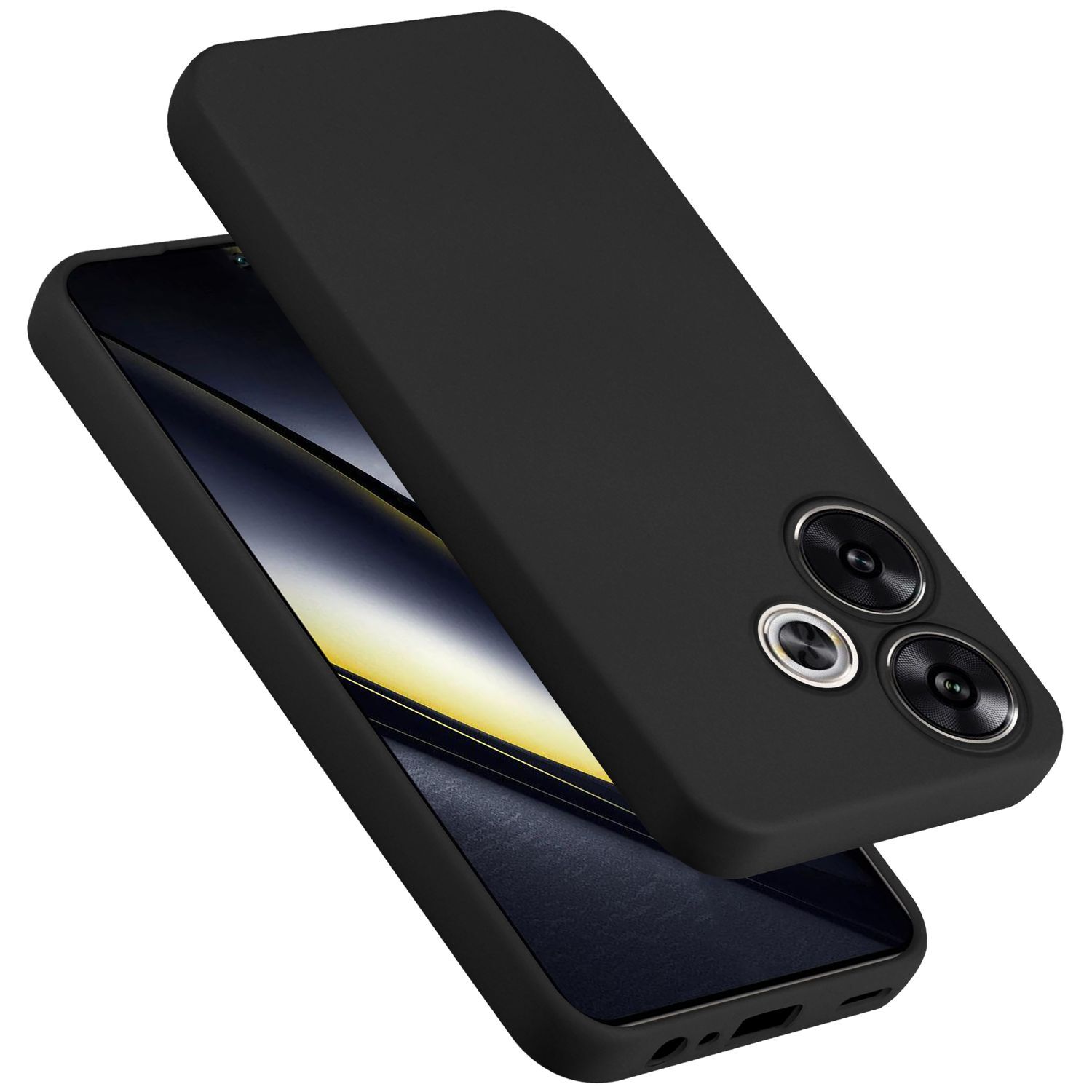 Xiaomi Poco F6 Cover Etui Case (Sort) | Elgiganten | Elgiganten