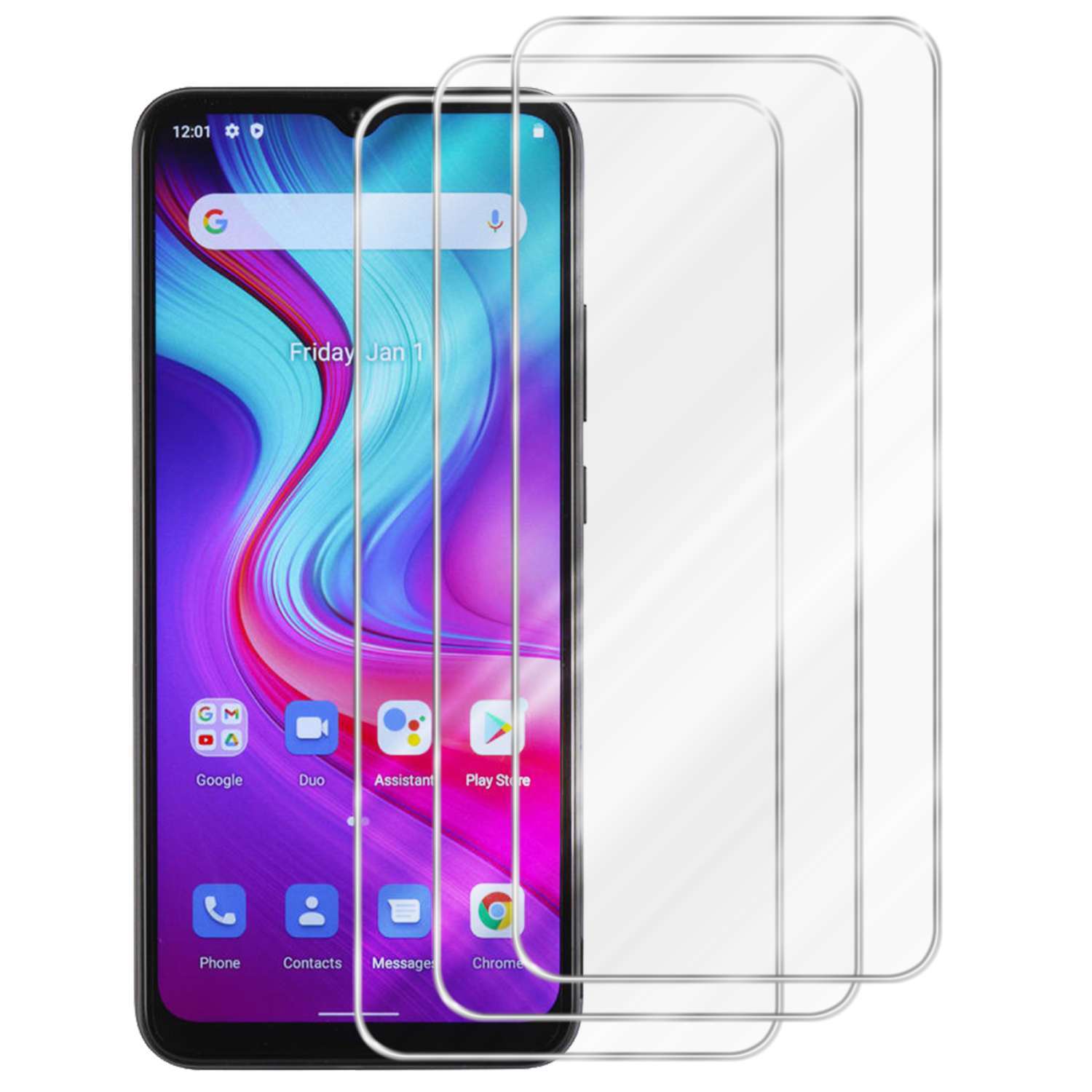 Doogee X96 / X96 PRO 3x Skyddsglas Skyddsfilm - Elgiganten - Elgiganten