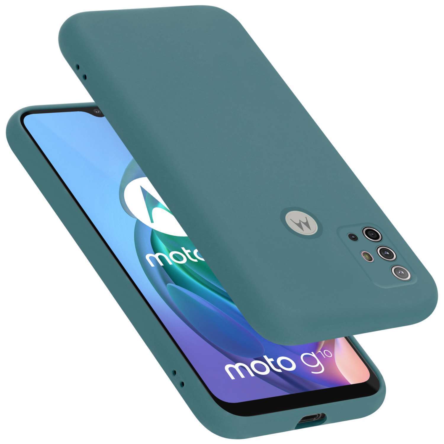 Motorola MOTO G10 / G30 Cover Etui Case (Grøn) | Elgiganten | Elgiganten