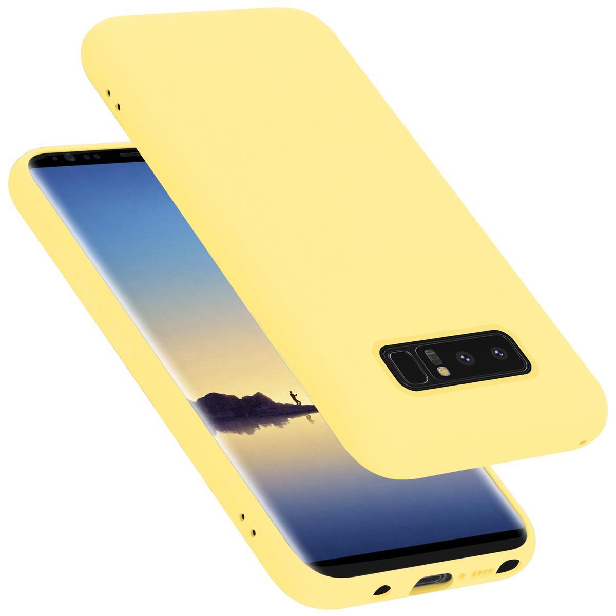 Samsung Galaxy NOTE 8 silikondeksel case (gul) - Elkjøp | Elkjøp