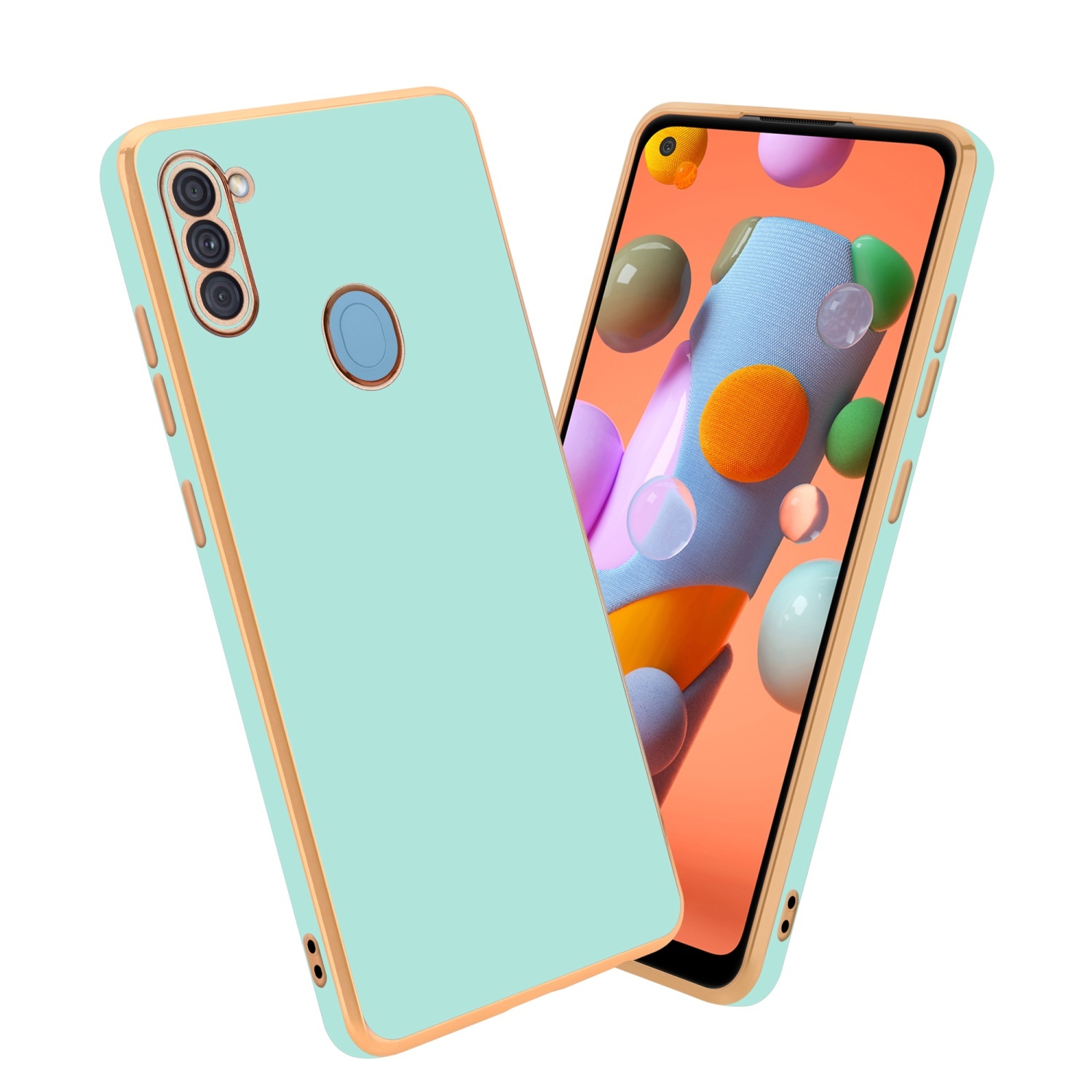 Samsung Galaxy A11 / M11 Cover Etui Case (Grøn) | Elgiganten | Elgiganten