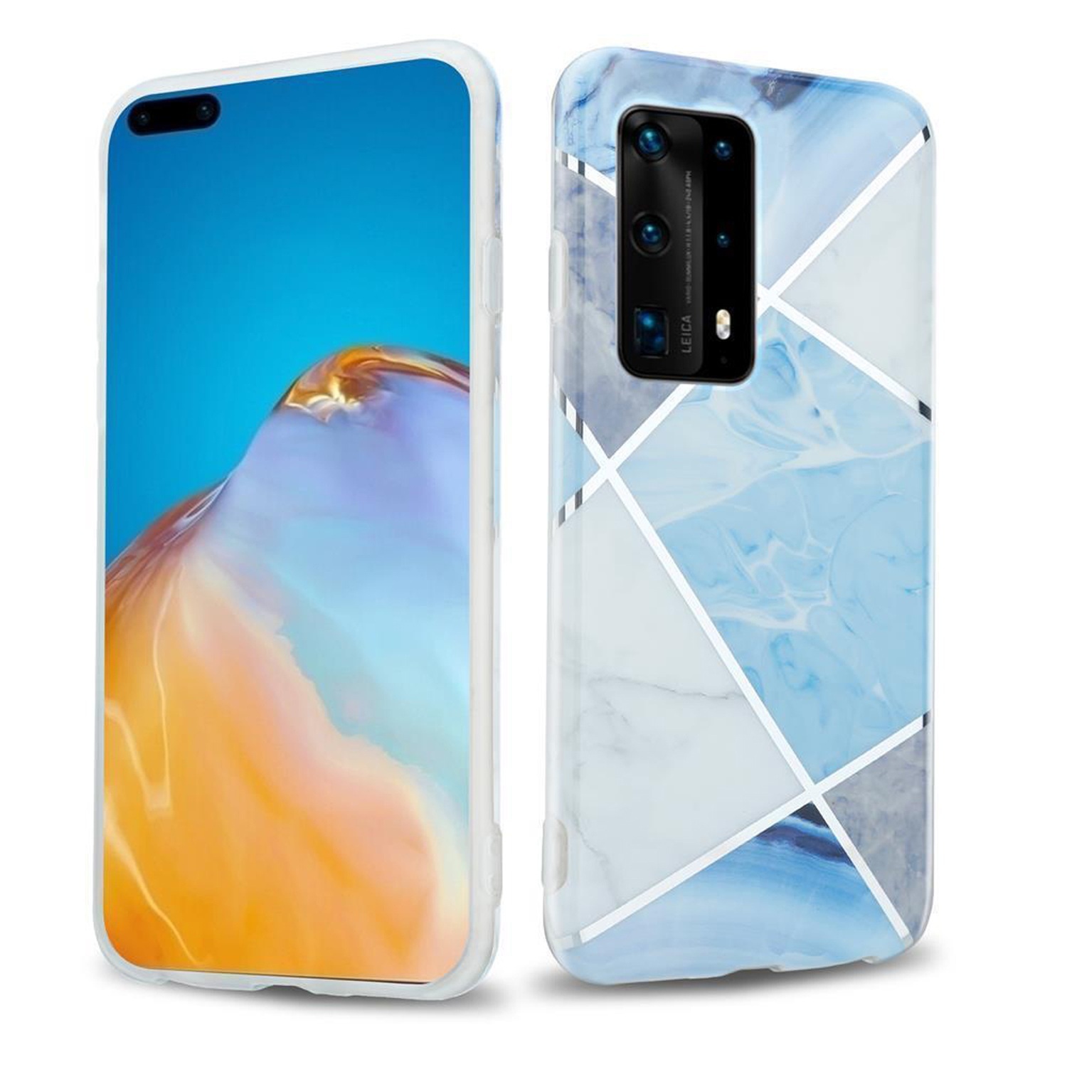 Huawei P40 PRO / P40 PRO+ Pungetui Cover Case (Blå) | Elgiganten ...