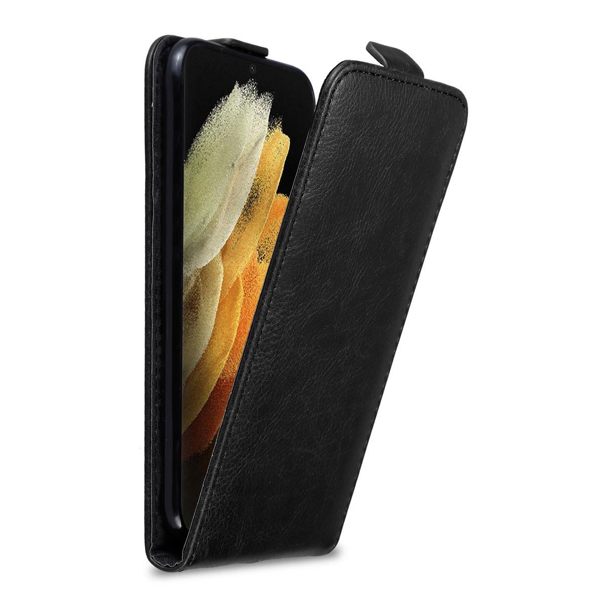 Samsung Galaxy S21 ULTRA Pungetui Flip Cover (Sort) | Elgiganten | Elgiganten