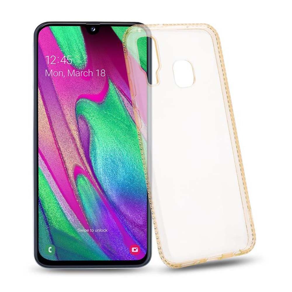 Samsung Galaxy A40 Deksel Glitter Case (gold) - Elkjøp | Elkjøp