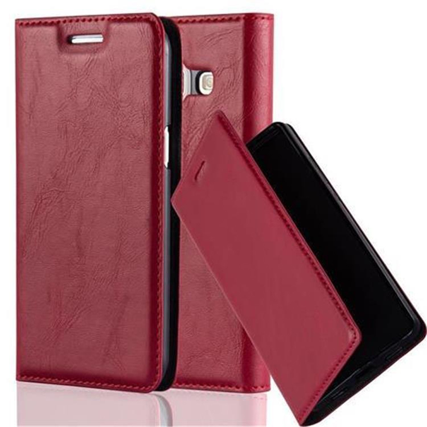 Samsung Galaxy J1 2015 lommebokdeksel case (rød) - Elkjøp | Elkjøp