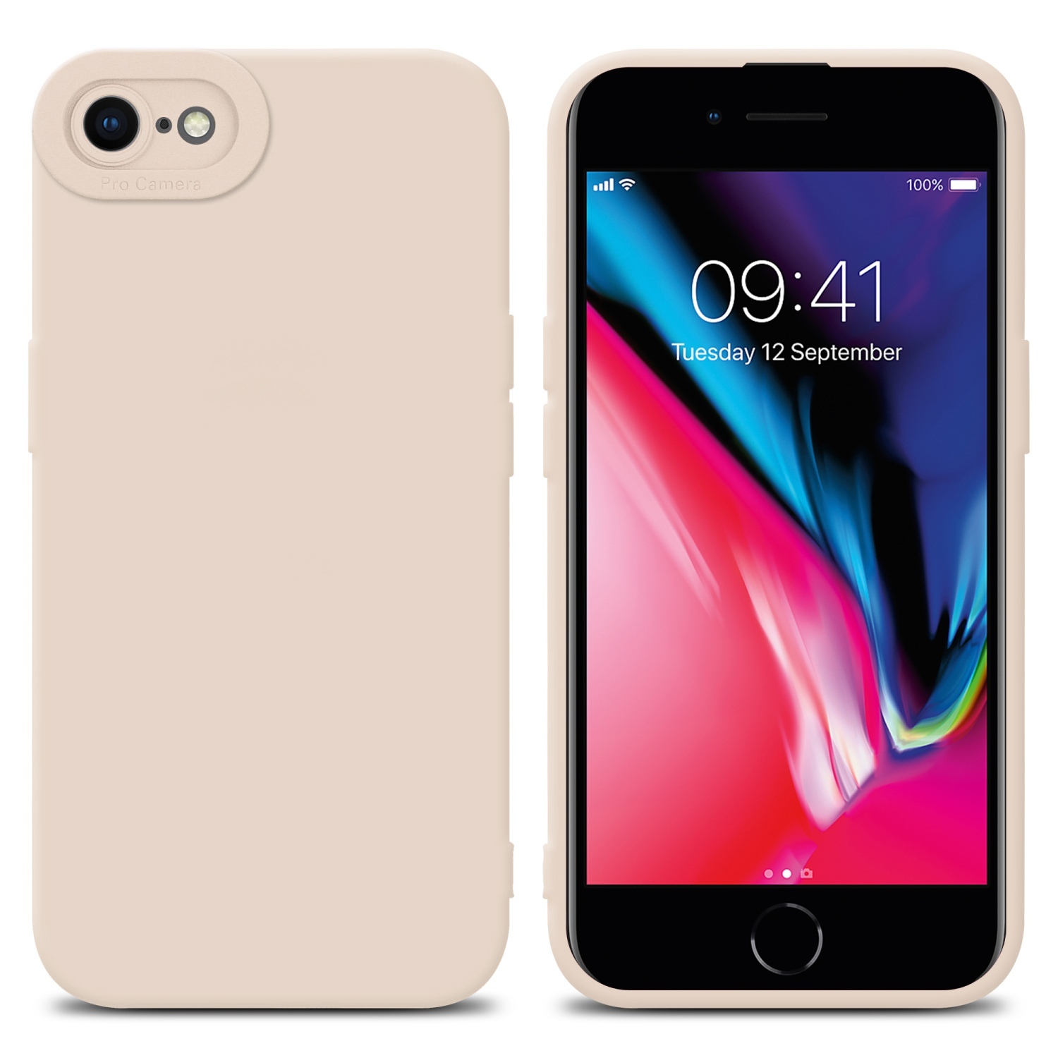iPhone 7 / 7S / 8 / SE 2020 Deksel case (rosa) - Elkjøp | Elkjøp